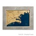 Alligator Point Map Florida Coast Map Custom Wood Map - Etsy