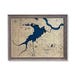 Lake Delton Map, Wisconsin Dells Map, 3D Wall Art, Delton Lake Map ...