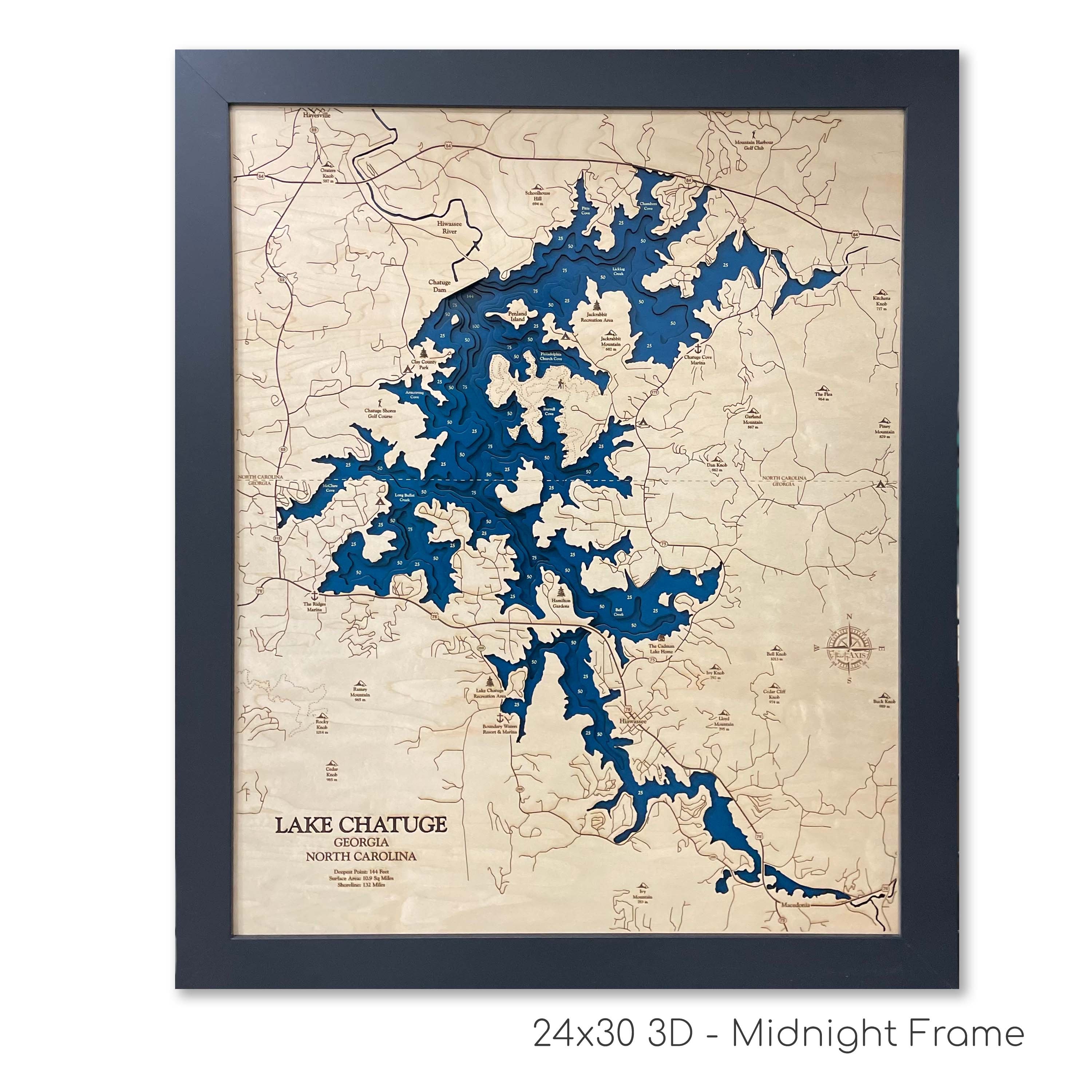 Lake Chatuge Map Chatuge Lake Map Custom Lake Map 3D Lake - Etsy Lake Chatuge Map Chatuge Lake Map Custom Lake Map 3D Lake - Etsy
