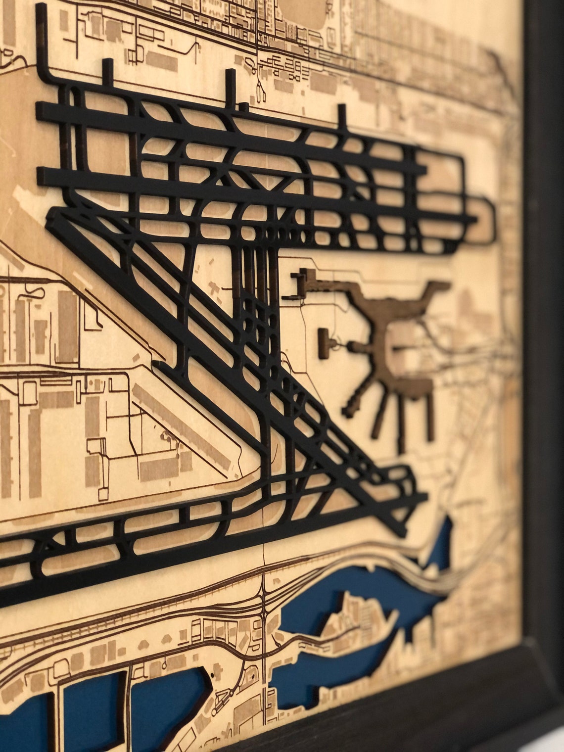 Miami Airport Map 3D Airport Map MIA Map MIA Custom - Etsy