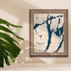 Lac Abitibi Map, 3D Lake Map, Custom Wood Map, 3D Wall Art, 3D Map ...