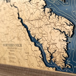 Northern Neck, Northern Neck Map, Virginia Map, Virginia Coast ...