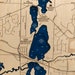 Nagawicka Lake Map Oconomowoc Lake Map Custom Wood Map 3D - Etsy