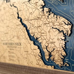 Northern Neck, Northern Neck Map, Virginia Map, Virginia Coast ...