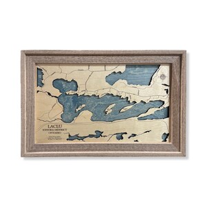 Laclu Map, Lake Lulu Map, Wood Lake Map, Custom Lake Map, Custom Lake ...