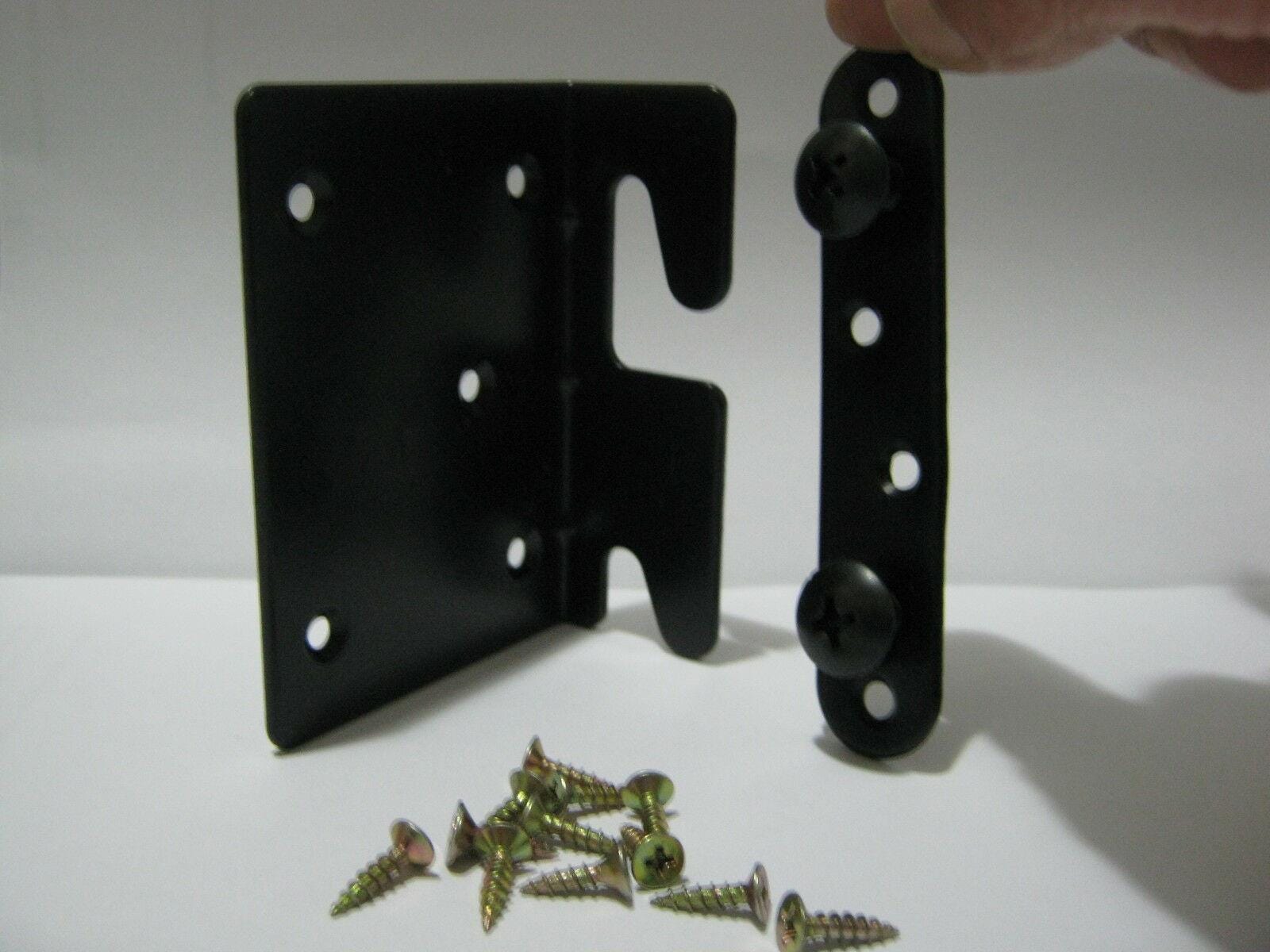 Bed Connector Heavy Duty Metal Corner Fitting Bracket Hook RIGHT + Slim ...