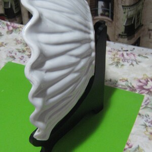 Deep Bowl Platter Wooden Display Stand Easel BLACK Display Large Deep ...