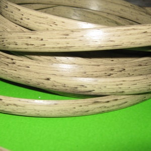 DARK CREAM / BEIGE Flat Synthetic Rattan Weaving Material Plastic ...