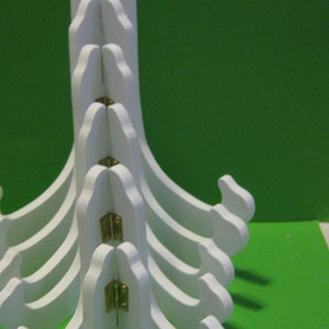 Plate Stand Wooden (MDF) Display WHITE (color) Holder Easel Plate Bowl ...