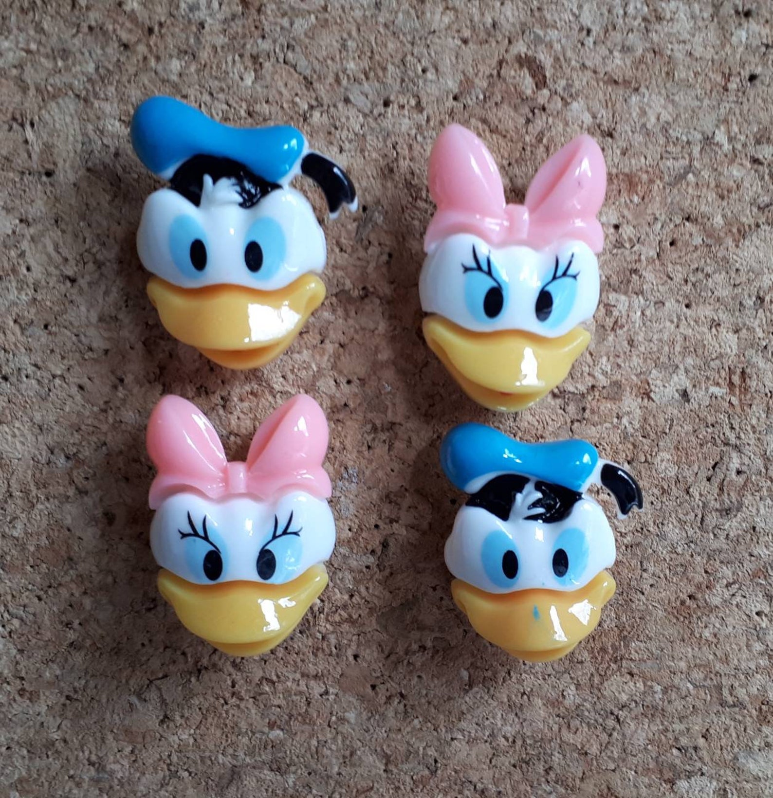 Donald and Daisy Duck Decorative Push Pins/thumb Tacks/drawing Pins for ...