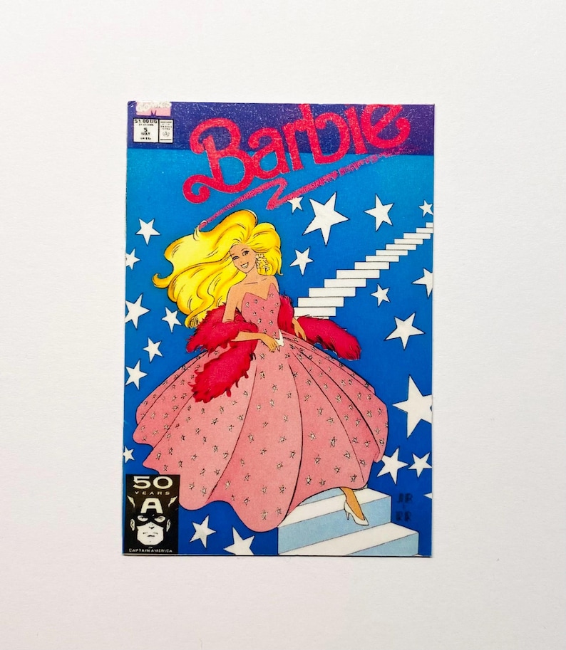 Vintage Barbie Magazine Cover Fridge/ Memo Board Magnets - Various ...