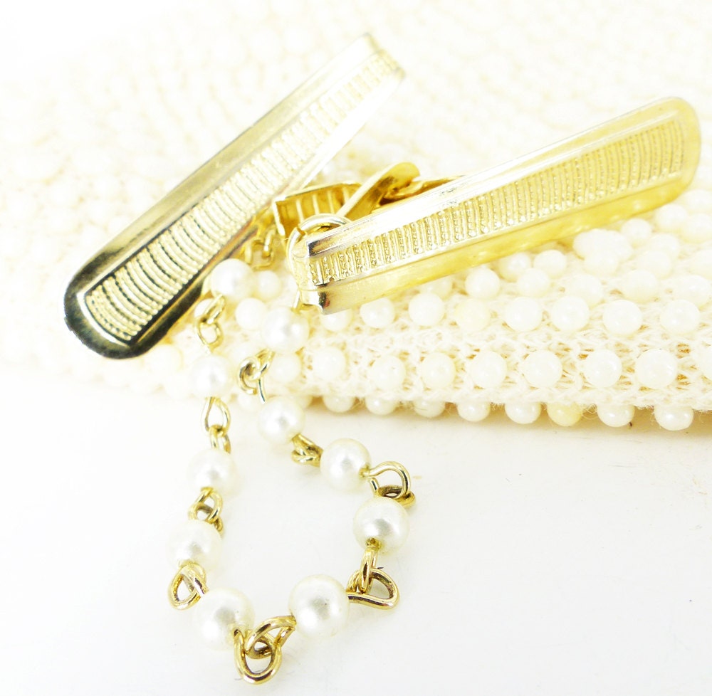 Shop Pick Gold clean line sweater clip or sweater guard with | Etsy