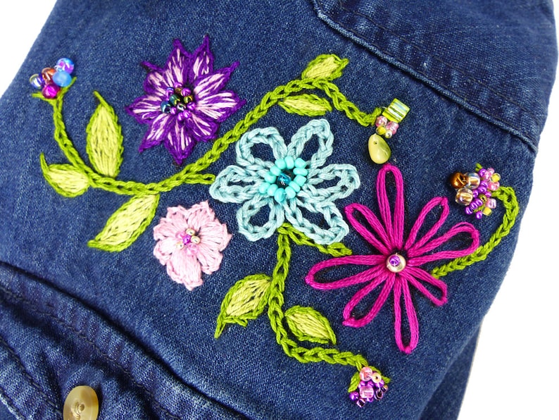 Embroidered Fashion Hand Embellished Embroidery & Beaded - Etsy