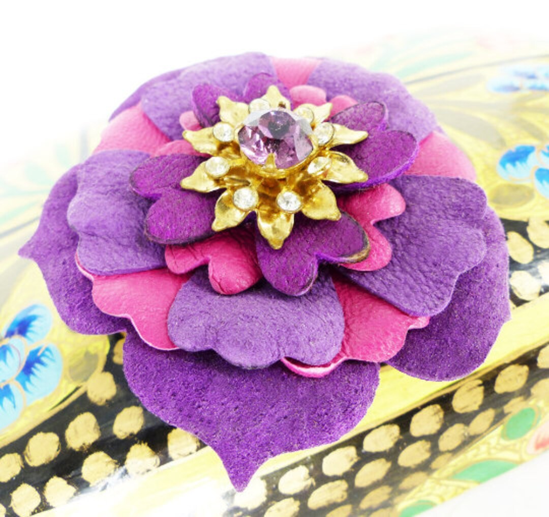 The Original Mag TAK. Lapel Flower Mag TAK "chick Magnet" Pink Leather ...