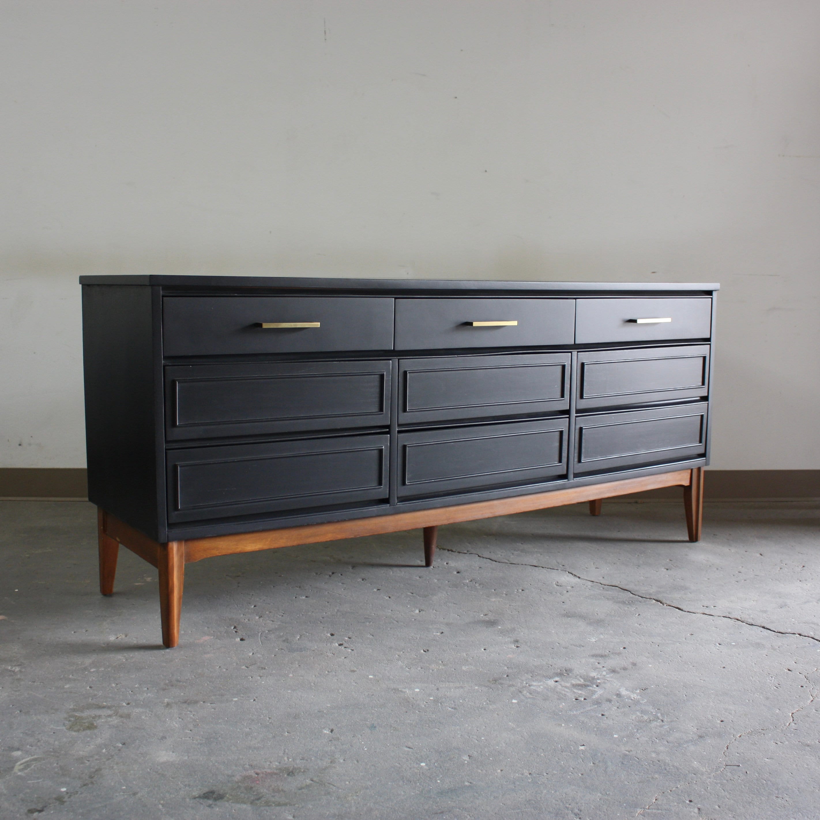 Low Black Modern Dressers