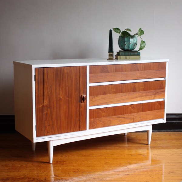 Media Console Mid Century - Etsy