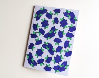 Blueberry Notebook - Etsy