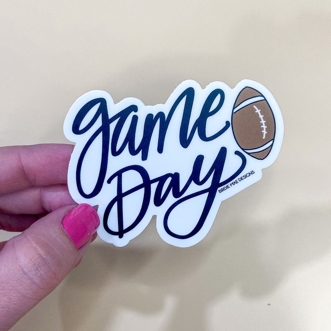 Football Game Day Sticker | Football Mom, High School Football, College ...