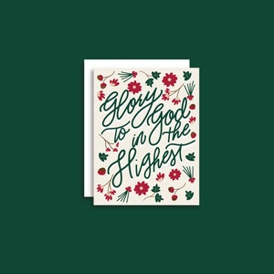 Glory to God in the Highest! | Christmas Card With Envelope | Holiday ...