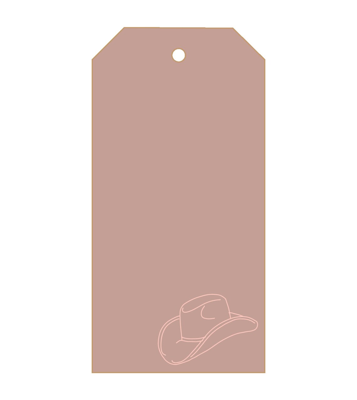 Hats off to You! Cowboy Hat Gift Tag Set of 8 Tags With String ...