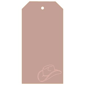 Hats off to You! Cowboy Hat Gift Tag Set of 8 Tags With String ...