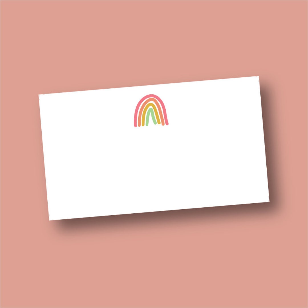 Rainbow Bitty Notes Set of 15 Small Notecards | Lunchbox Notes, Pocket ...