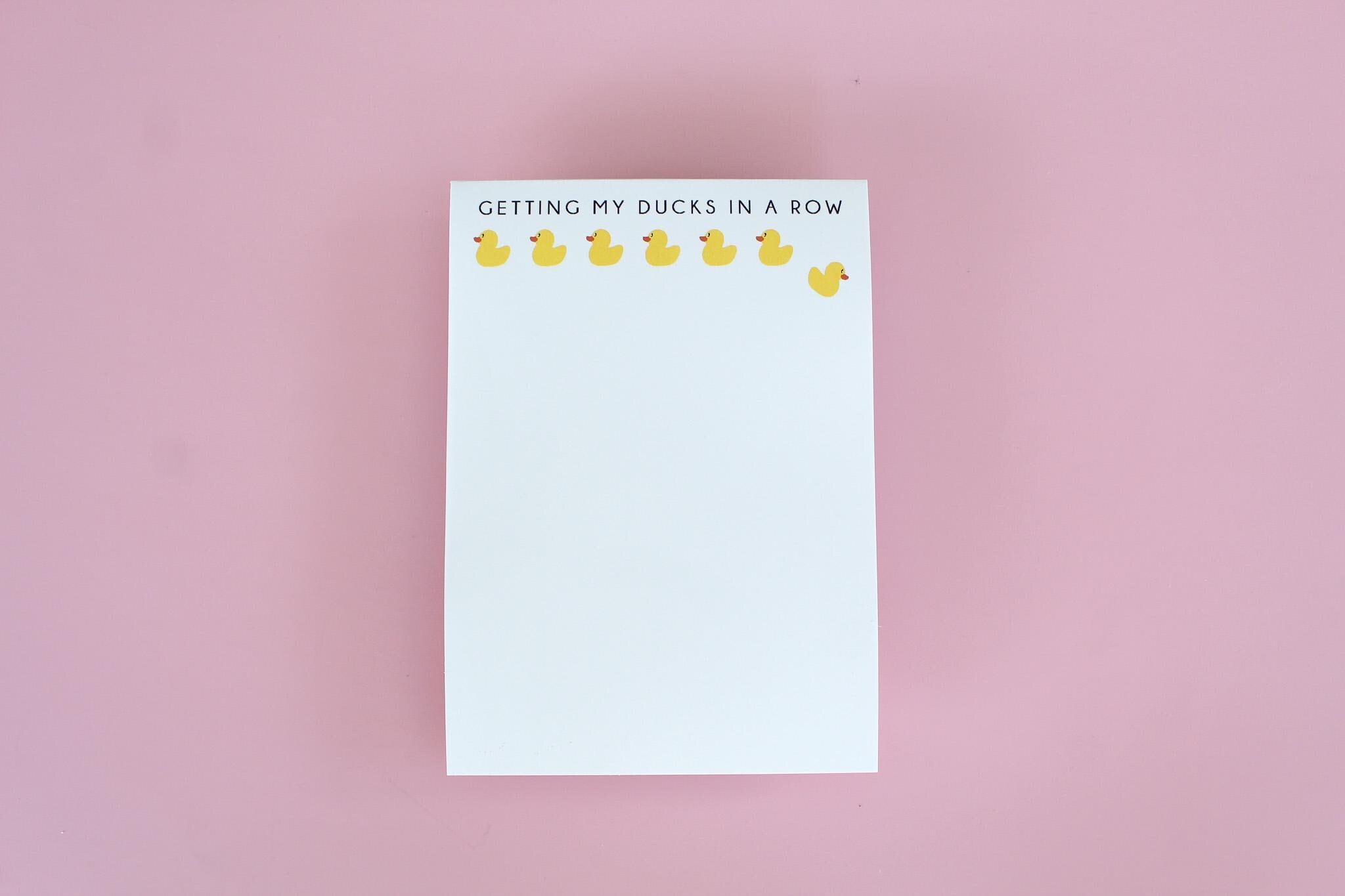Getting My Ducks in a Row Notepad | Funny Office Supplies, Funny ...