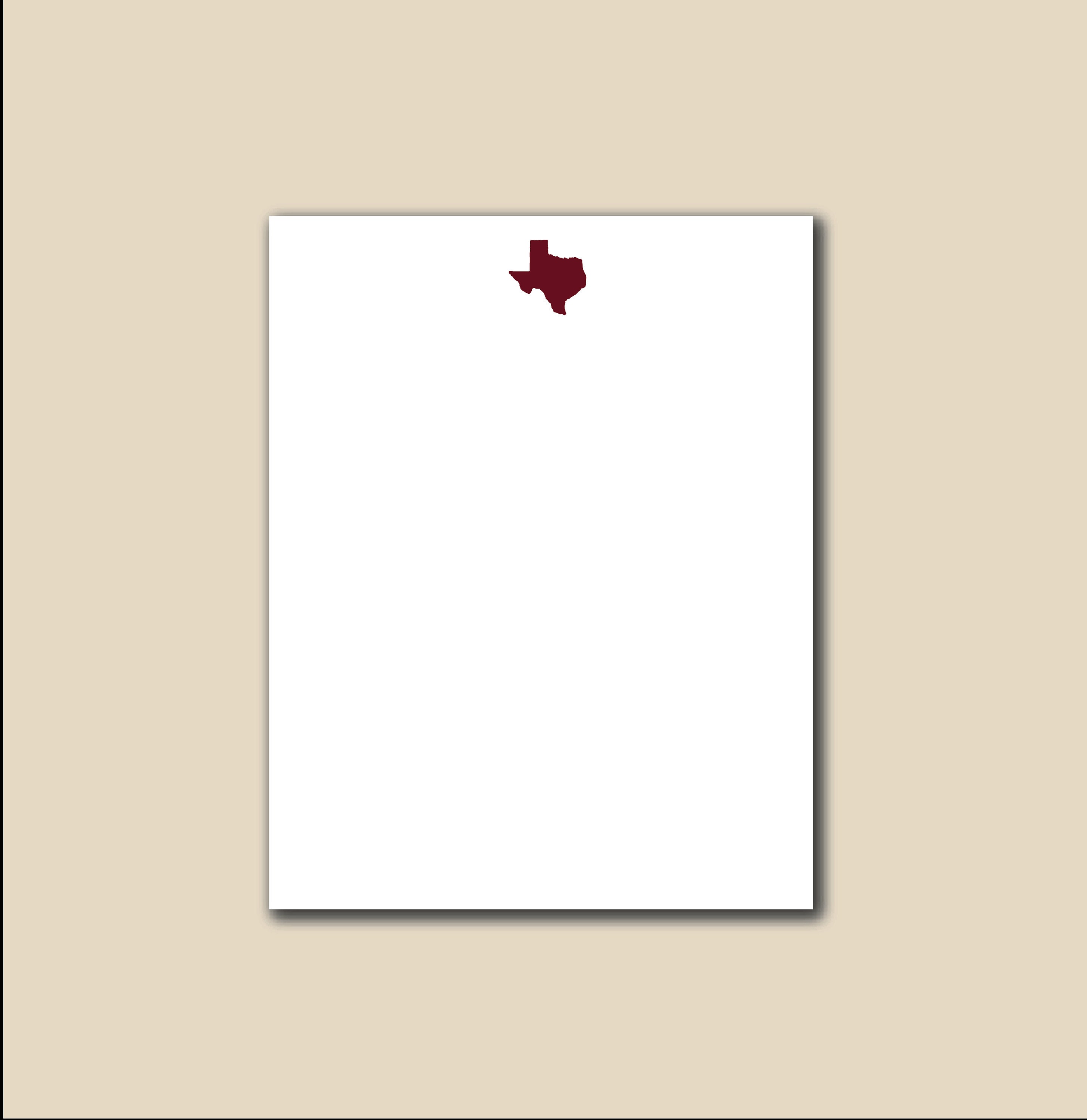 Maroon Texas Notepad | 5"x7" Notepad, College Gift, Texas A&M Aggie ...