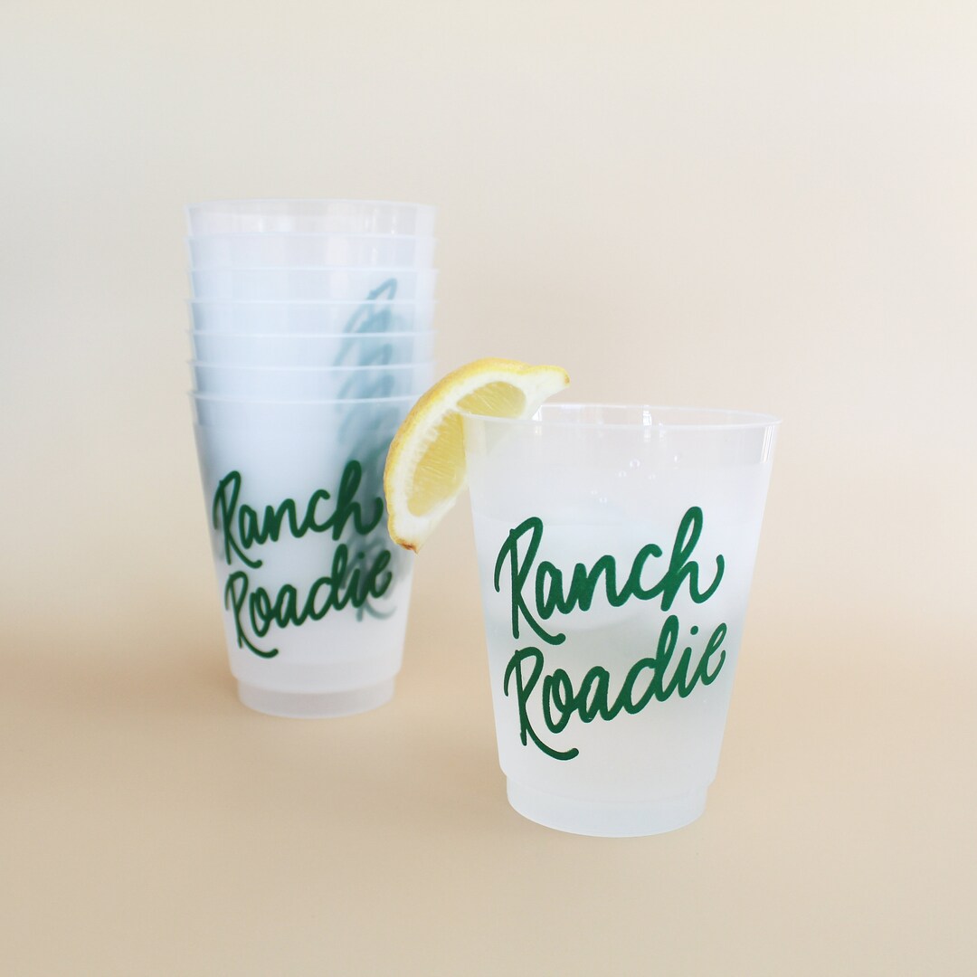 Ranch Roadie Party Cup | Set of 8 16 Oz Frost Flex Cup | Ranch Party ...