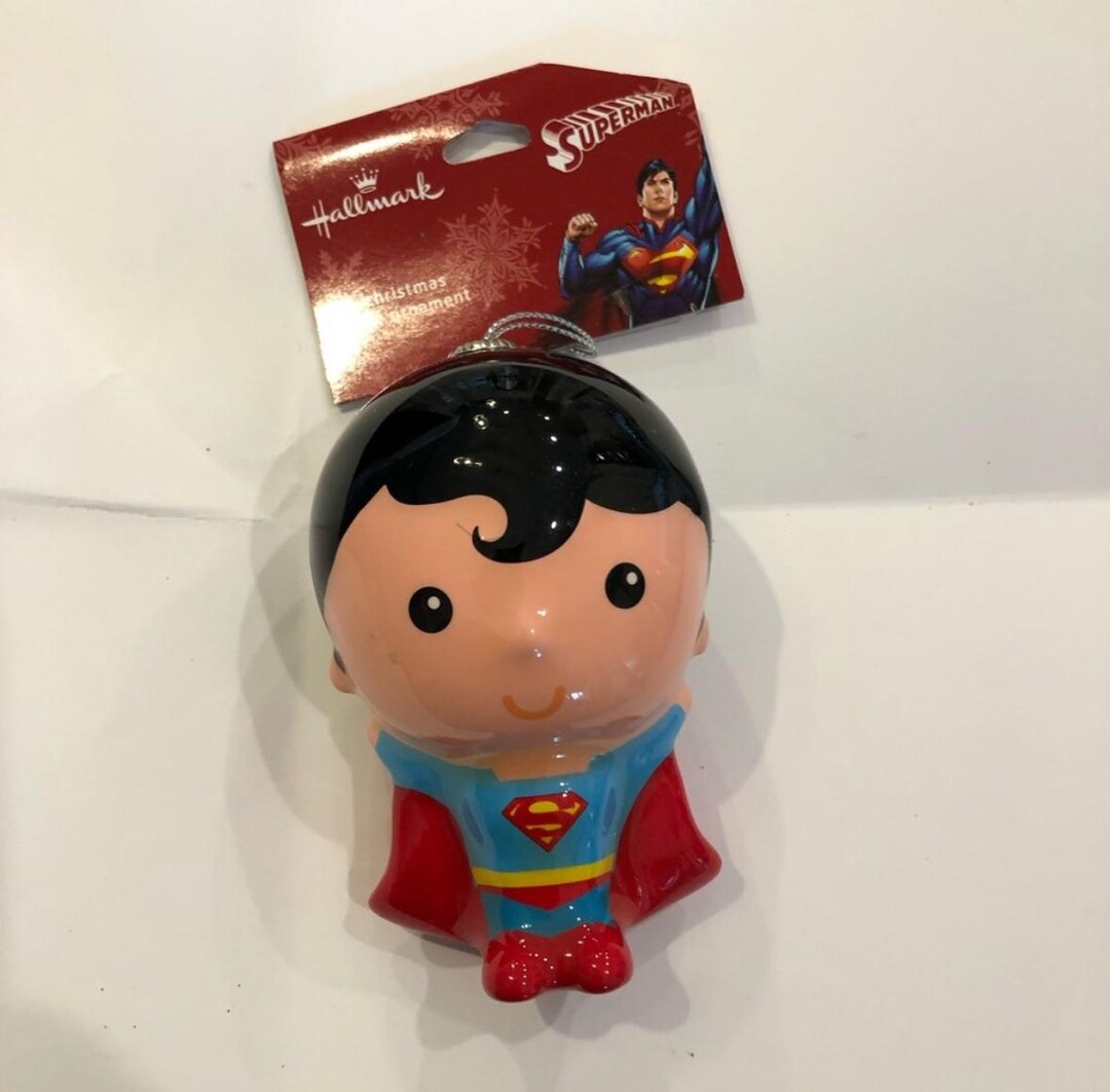 Superman Hallmark DC Comics Decoupage Christmas Ornament NEW - Etsy