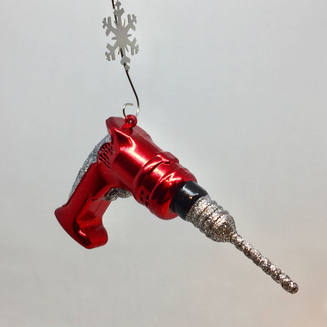 Cordless Drill Christmas Tree Ornament - Shatterproof - Etsy