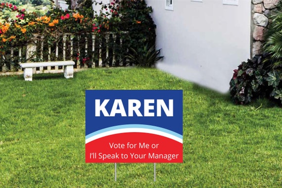 Funny Yard Sign Election Lawn Sign Sarcastic Yard Sign | Etsy