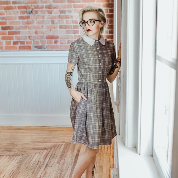 Grey Short Dress - Etsy