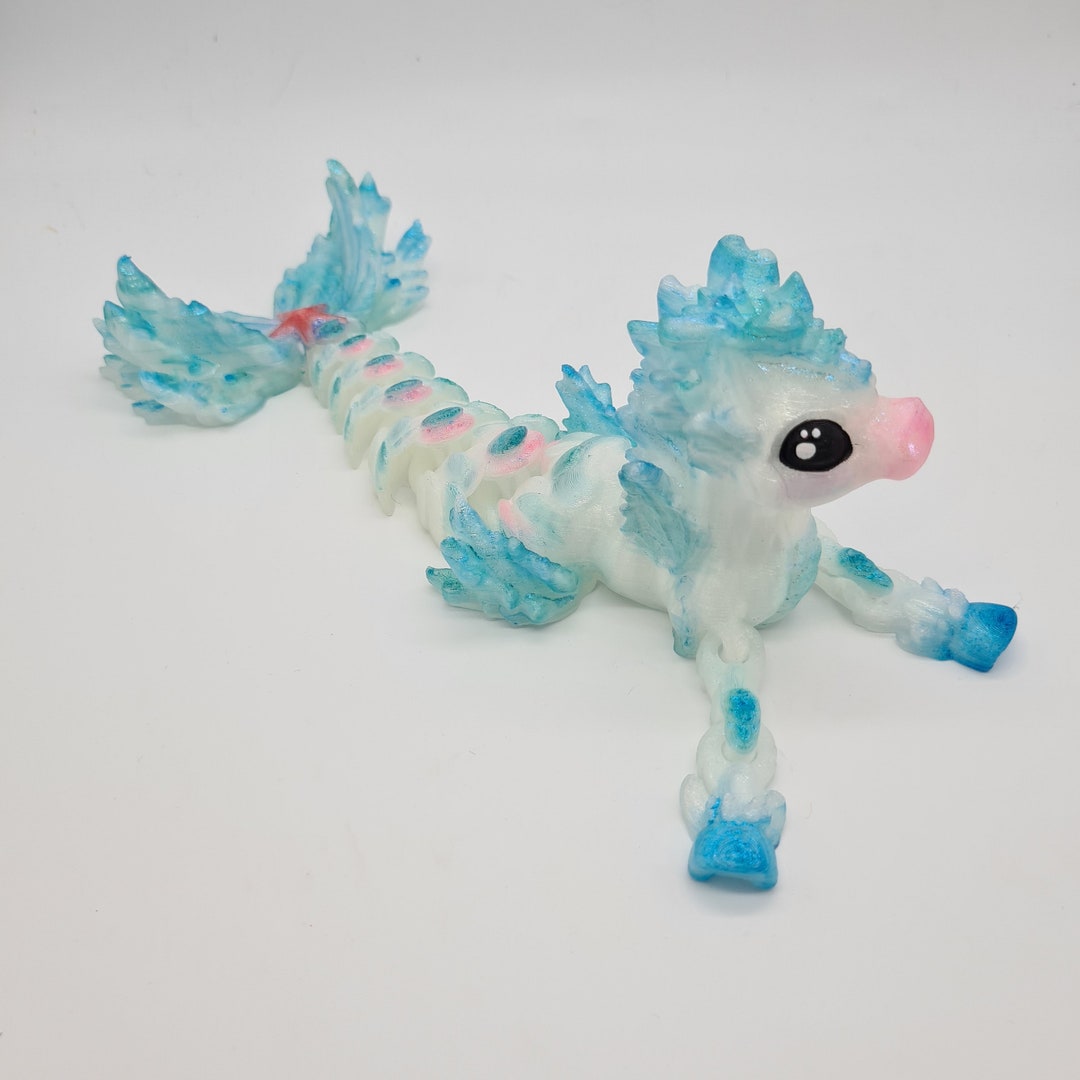 3D Printed Articulated Hippocampus Cinderwing - Etsy