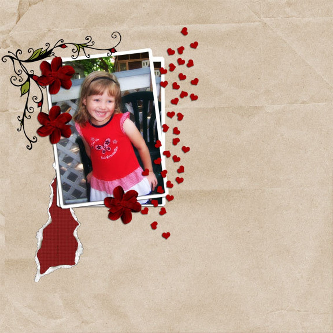 Torn Paper Edge, Scrapbooking Png,digital Graphics, Digital Scrapbook ...