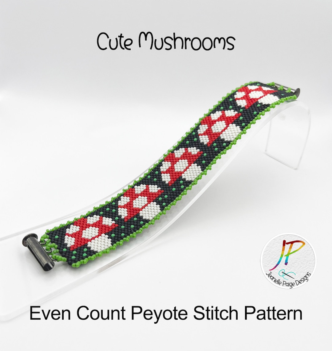 Peyote Beaded Bracelet Patterns, Peyote Stitch Pattern, Beaded Bracelet ...