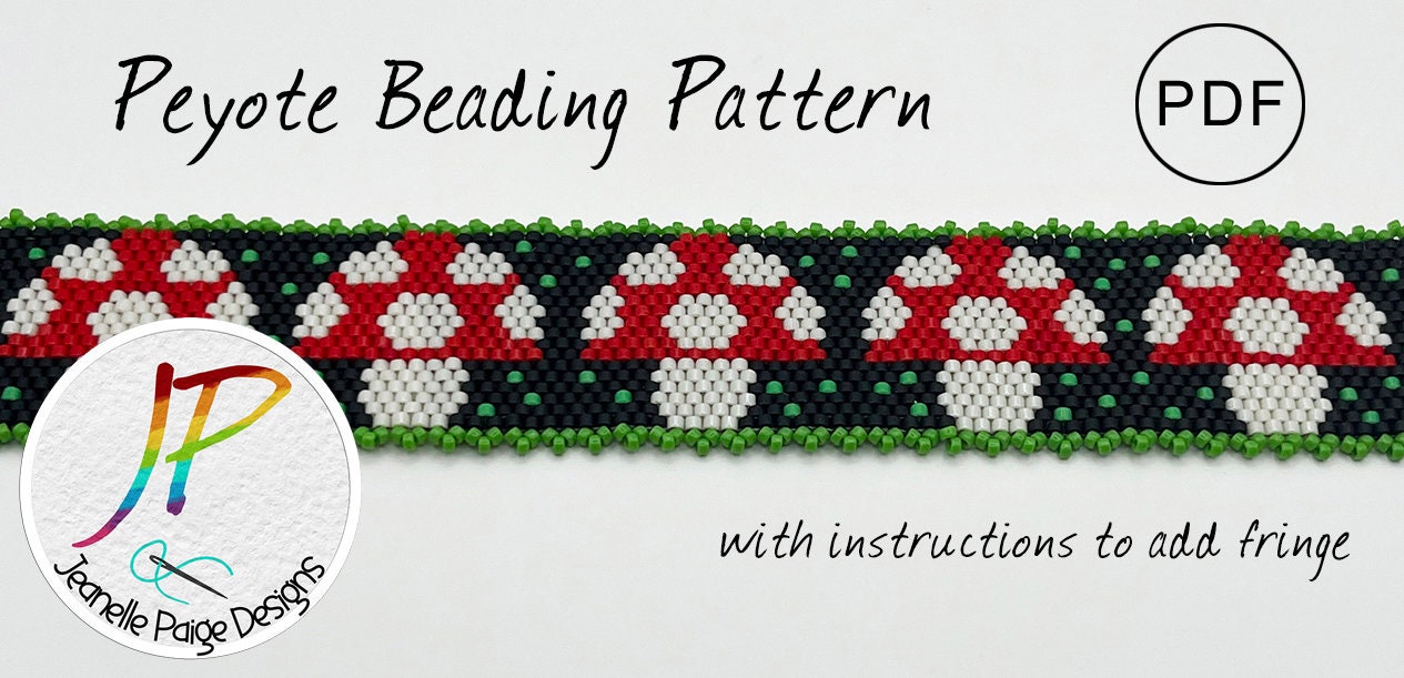 Peyote Beaded Bracelet Patterns, Peyote Stitch Pattern, Beaded Bracelet ...