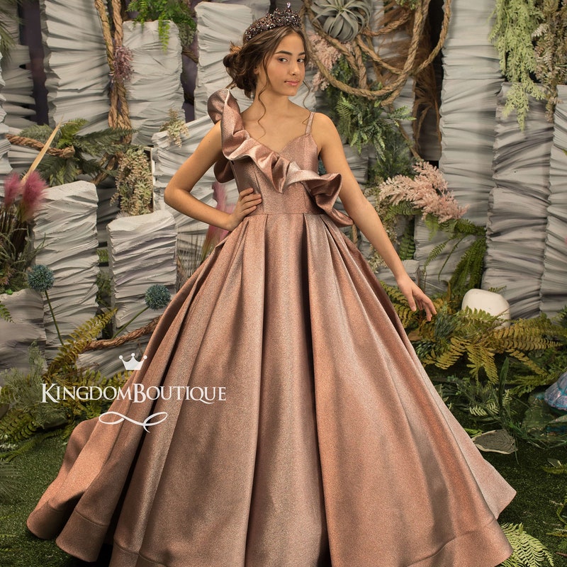 Rose Gold Wedding Dress - Etsy