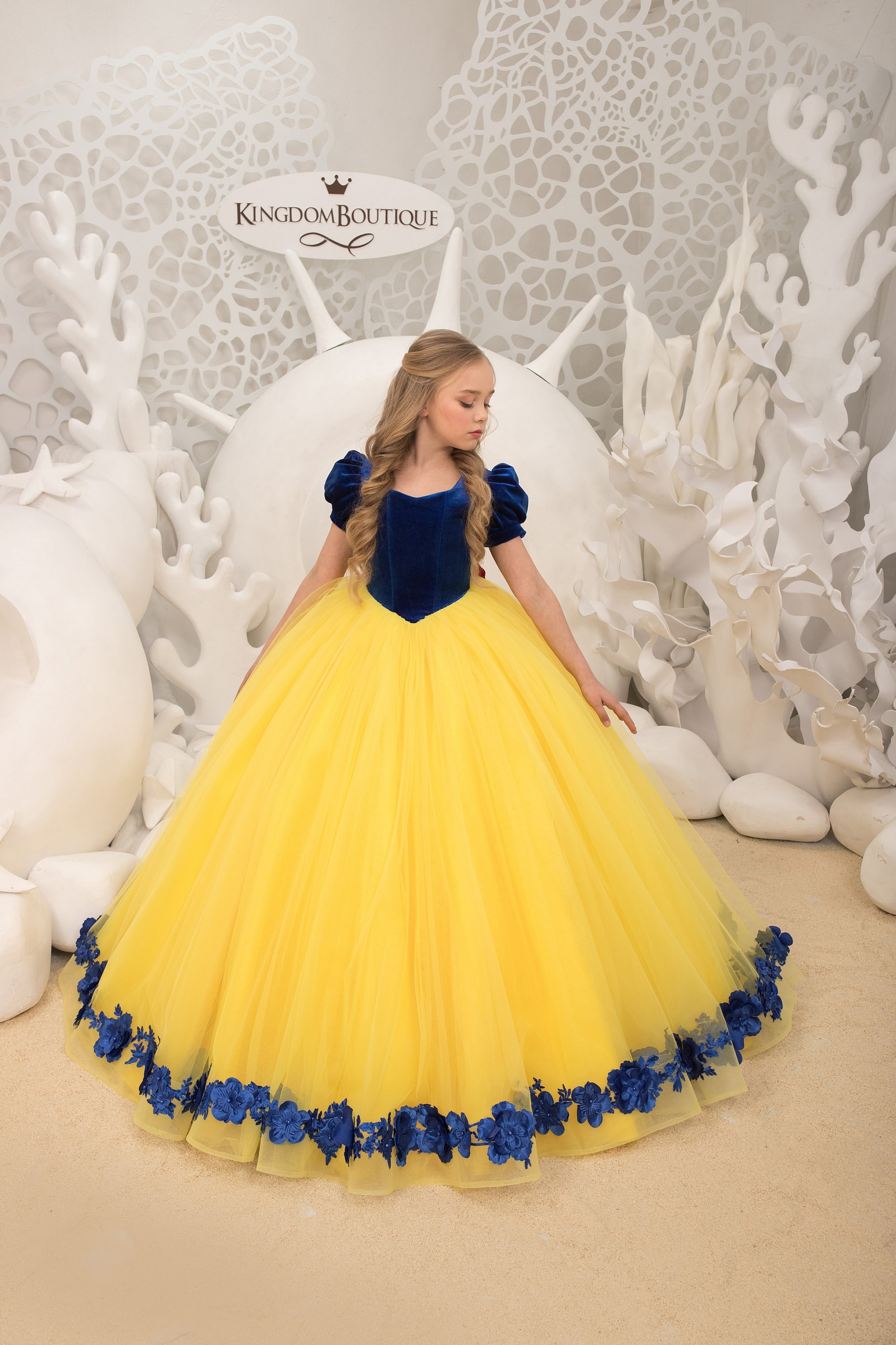 Snow White Inspired Prom Dress