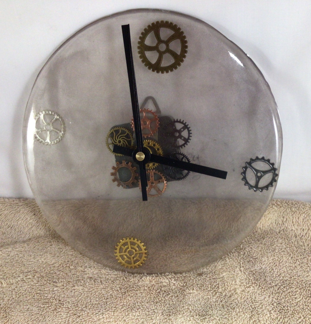 Steam Punk Clock, Gear Clock - Etsy