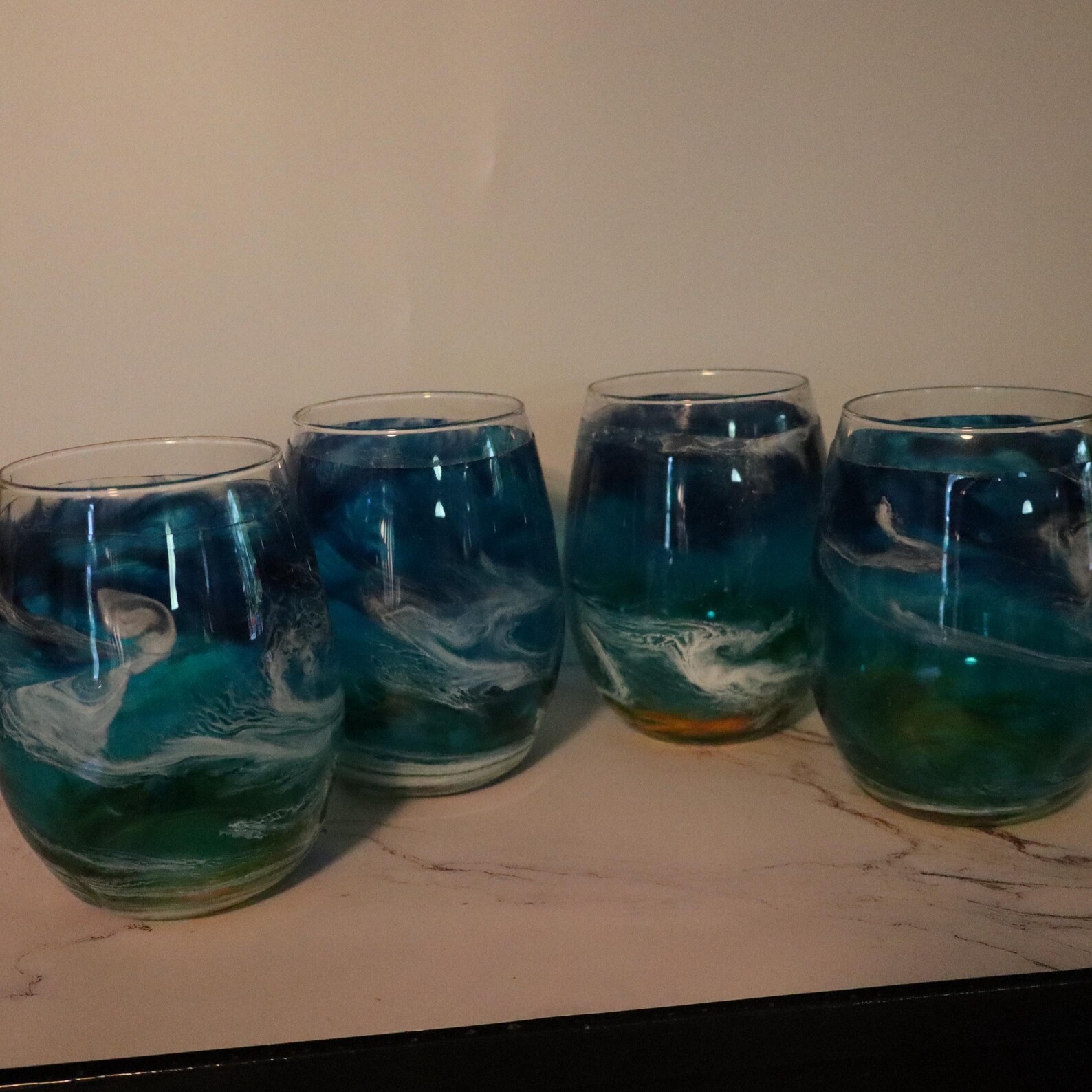 Beach Glasses, Beach Tumblers, Beach Wine Glasses - Etsy