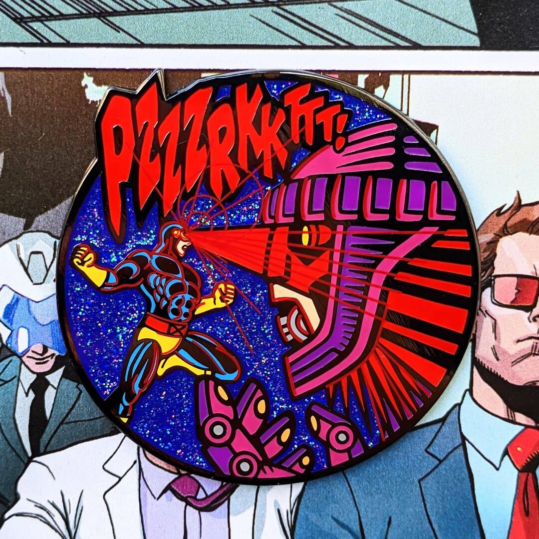 Cyclops Vs Sentinel X-men Pin - Etsy