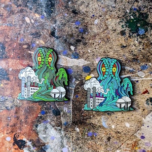 Hedorah Smog Monster Kaiju Lapel Pin - Etsy