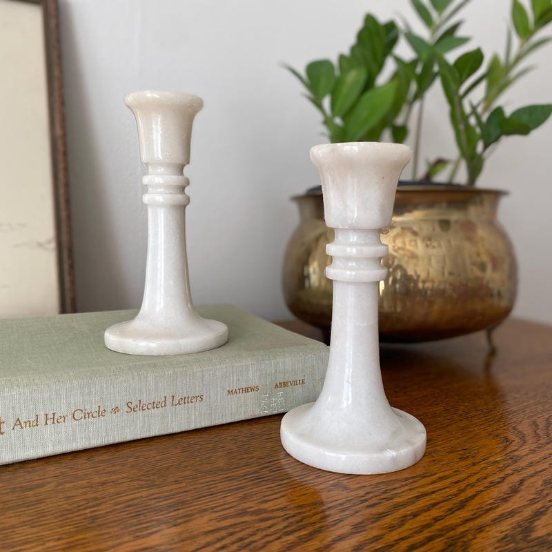 Marble Candle Holder - Etsy