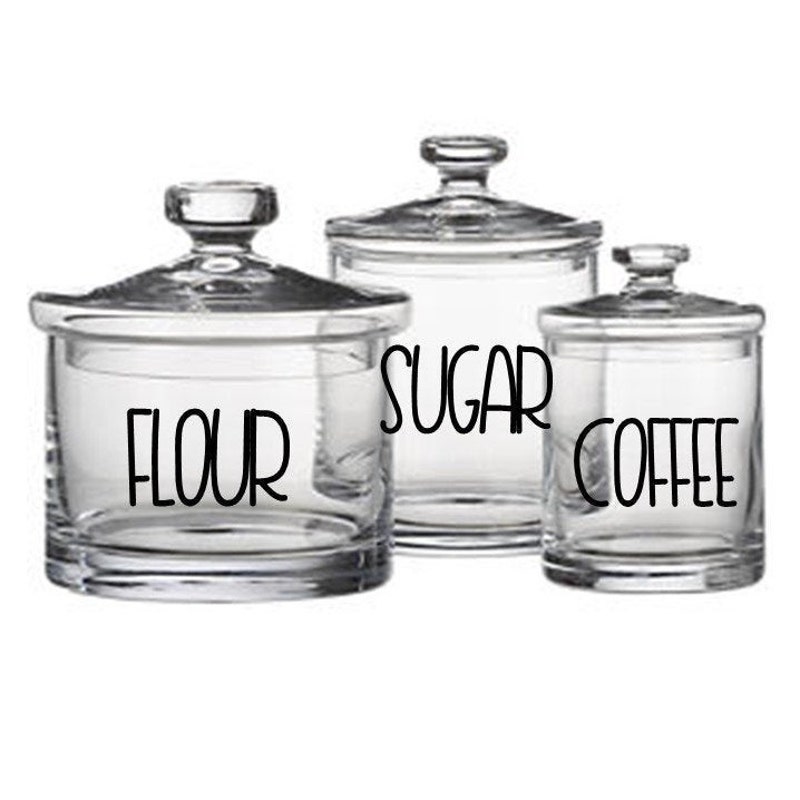 Kitchen Canister Labels - Etsy