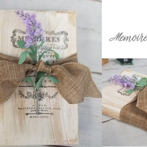 Farmhouse Decorative Stacked Books, Spring Decor, Shabby Chic ...