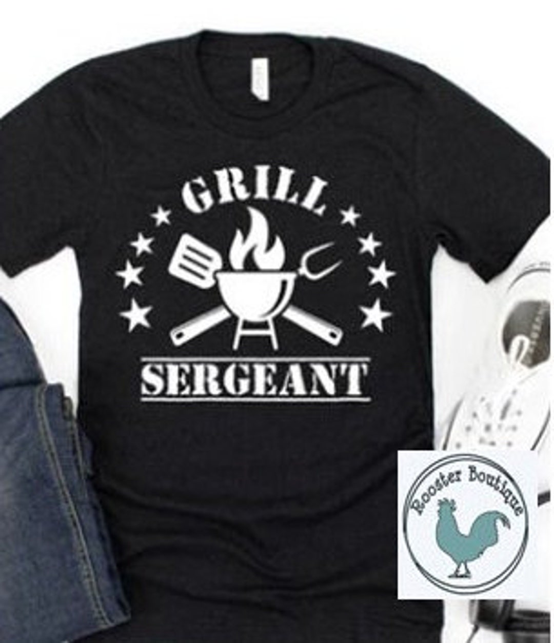 Grill Sergeant, Grill Master, Man's Shirt, Father's Day, Men's Gift ...