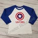 Captain American Toddler Shirt, Boys Raglan Tee, Long Sleeve - Etsy