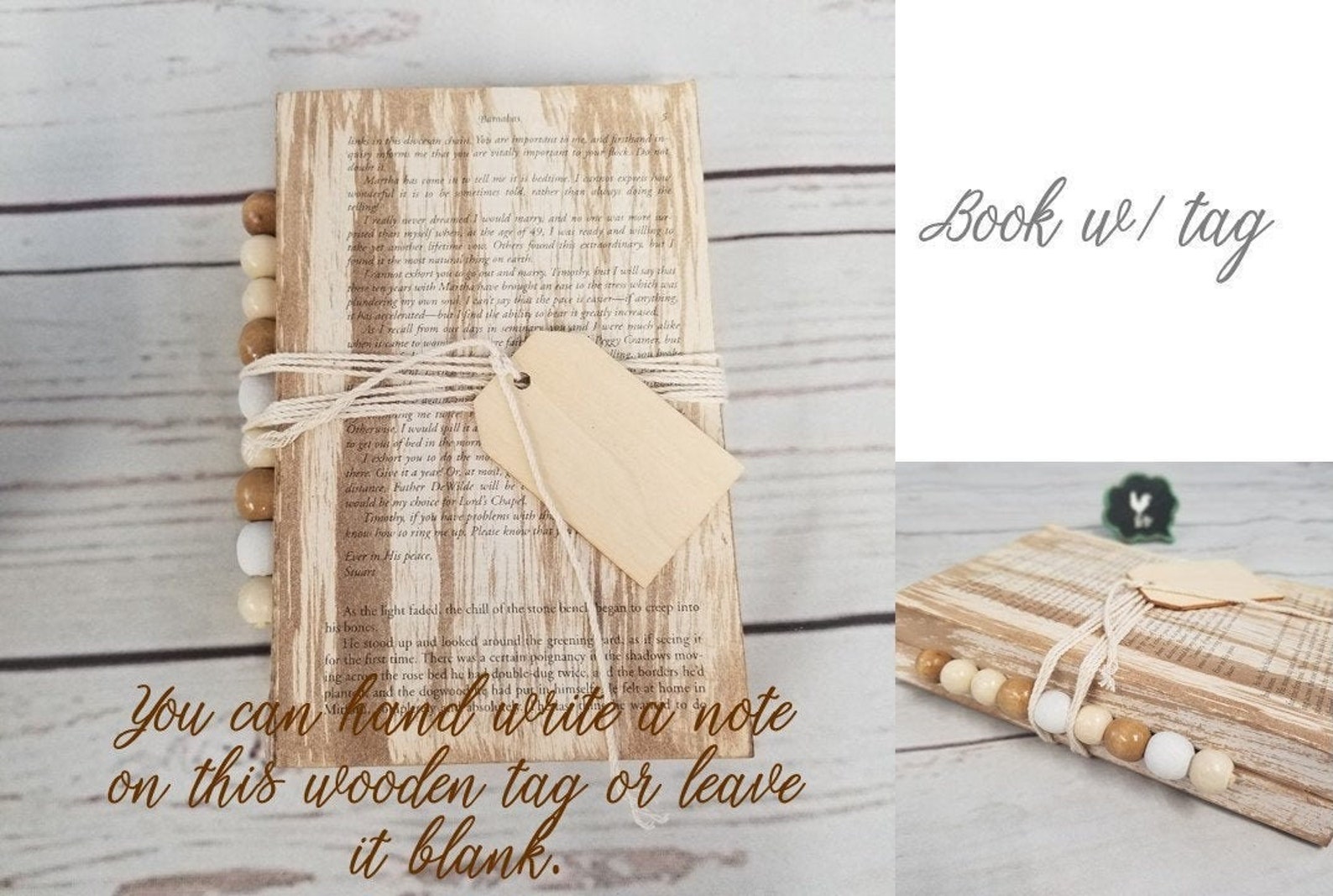 Farmhouse Decorative Stacked Books Spring Decor Shabby Chic - Etsy