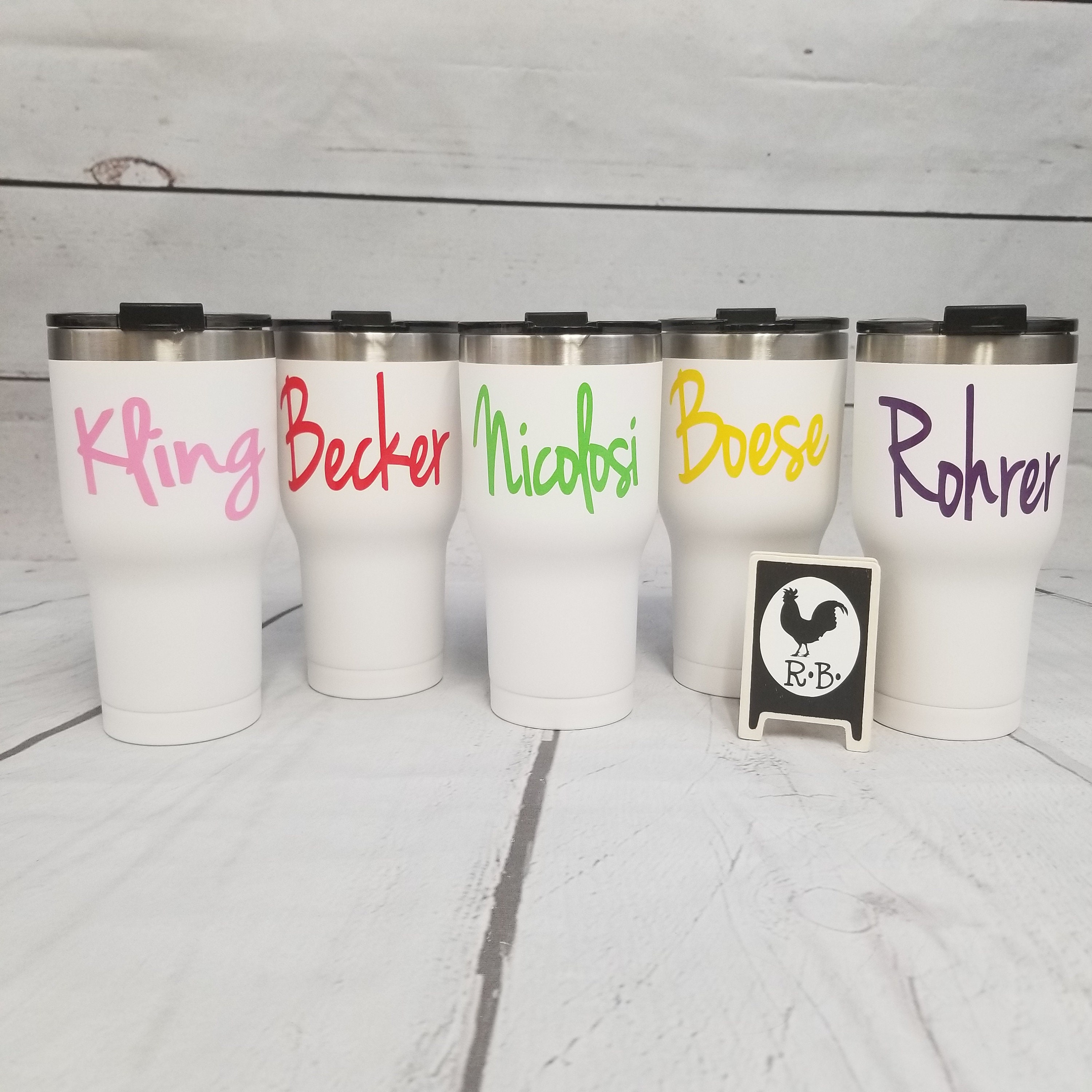 RTIC Custom Personalized Monogrammed RTIC Rambler 20oz 30oz - Etsy